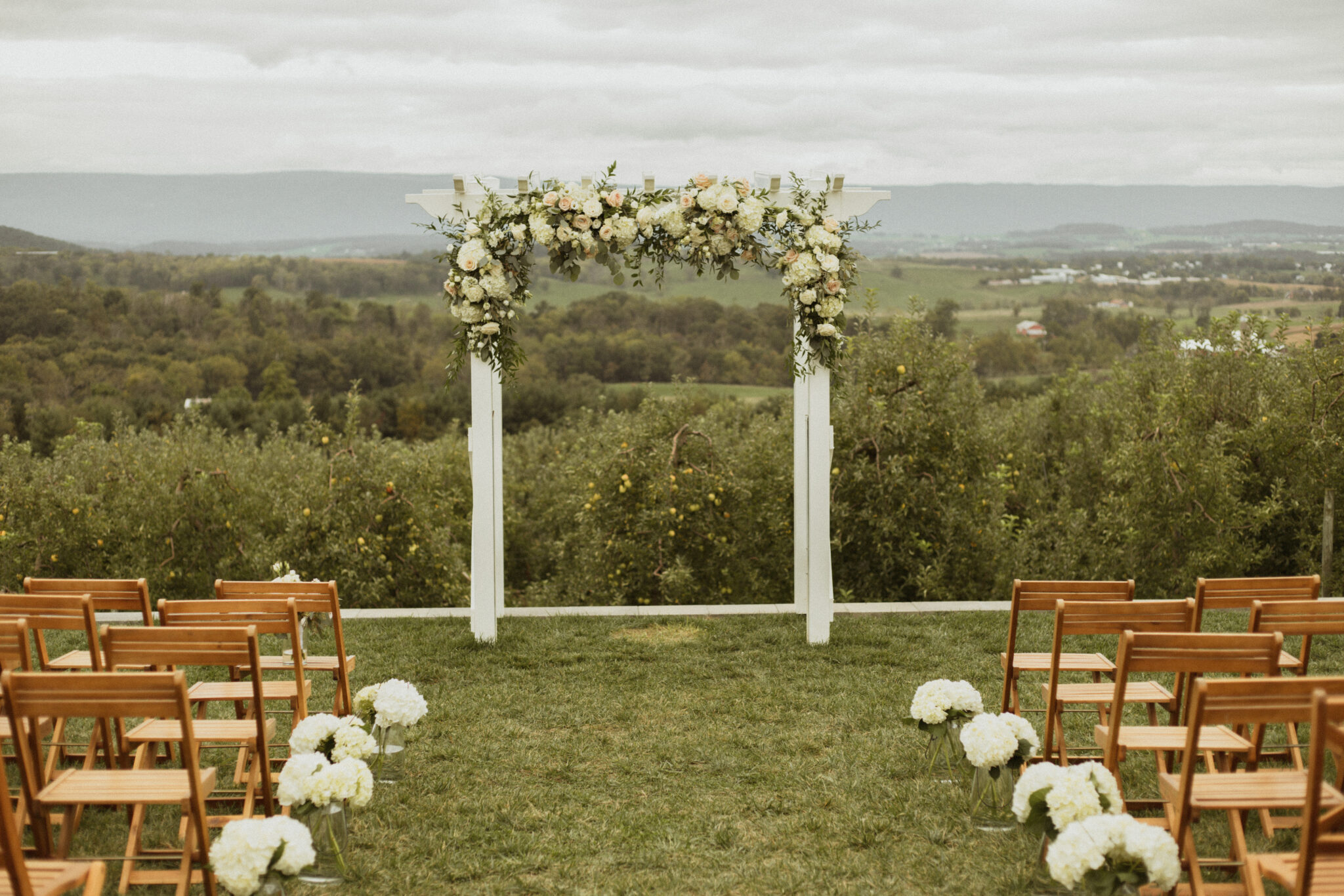 Showalter's Orchard Intimate Wedding - debbieelisaphotography.com